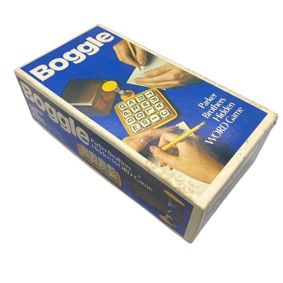 Parker Brothers | Games | Vintage 976 Boggle Parker Brothers Hidden Word Game Letter Dice Cube ...